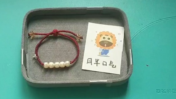 珍珠天使编织手绳