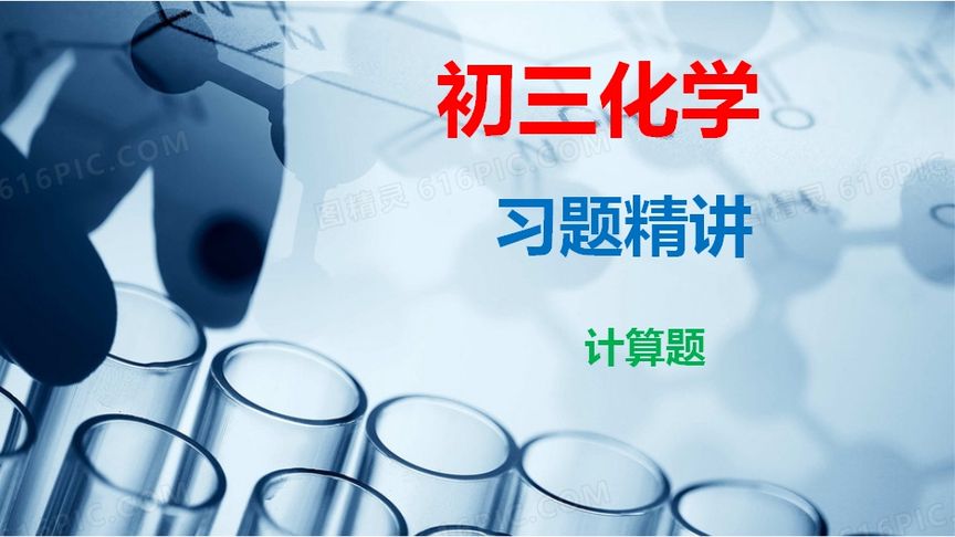 初中化学 第11章 习题精讲 计算题