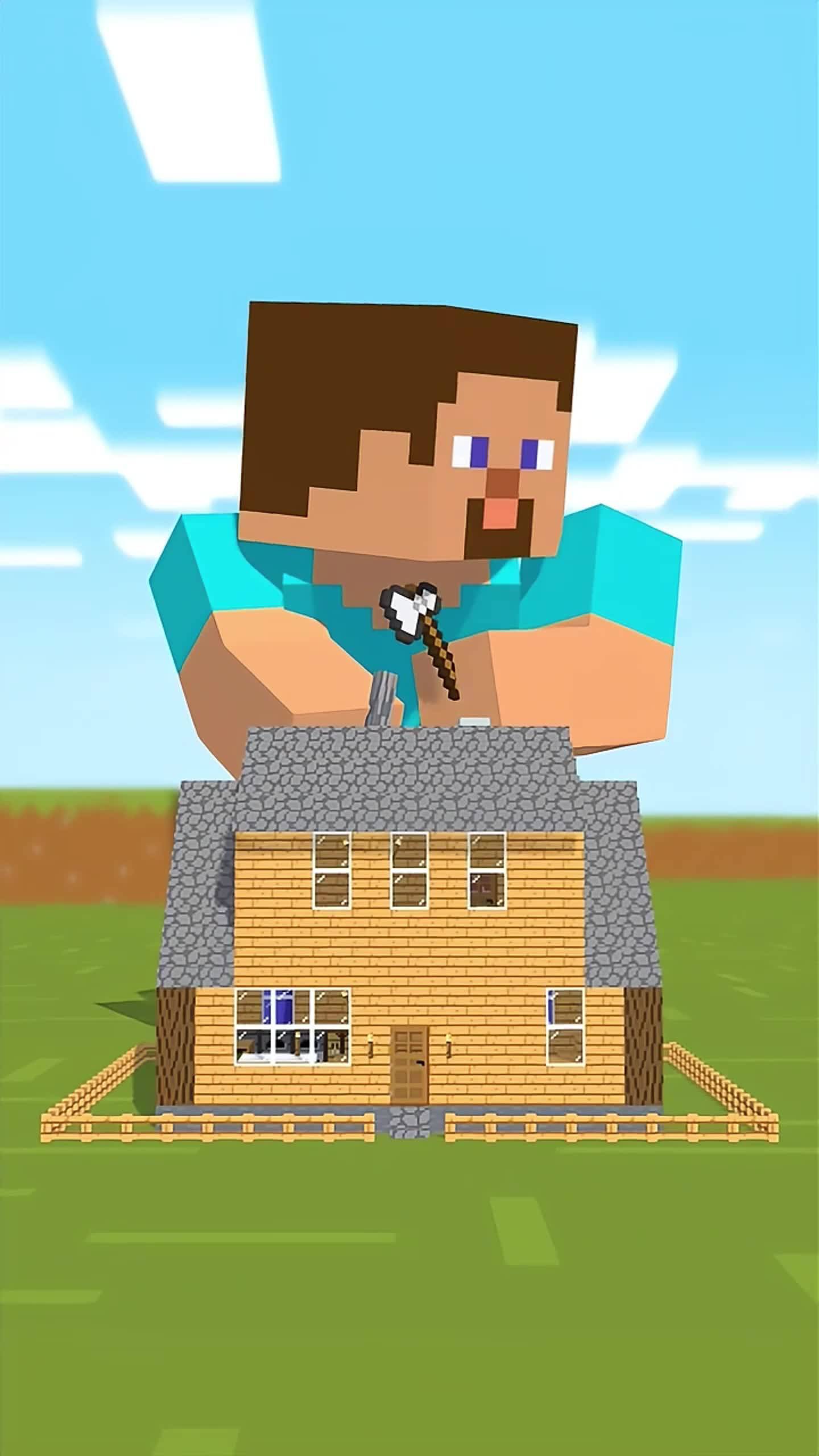 我的世界:你觉得谁盖的房子最好?