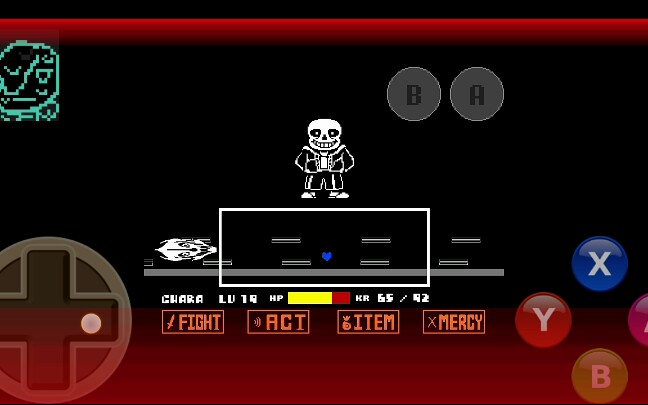 [手机版sans通过]和这只sans战斗怎么有种高大上的感觉?