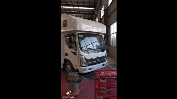 福田轻卡底盘C型房车,空间奢侈