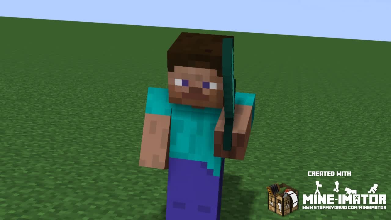 某MC玩家花半个小时制作的MC动画