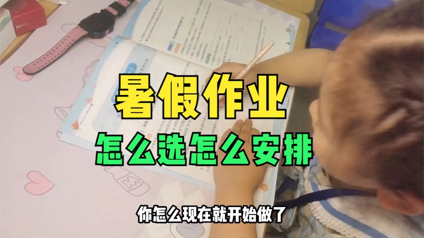 暑假作业该怎么选、怎么做计划、没人教怎么办?