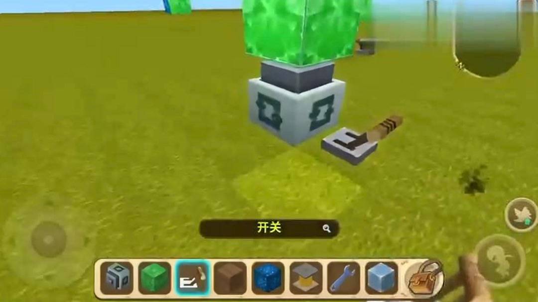 迷你世界:特殊方法制作一个错位旋转跳跃方块!方块都能跳起来