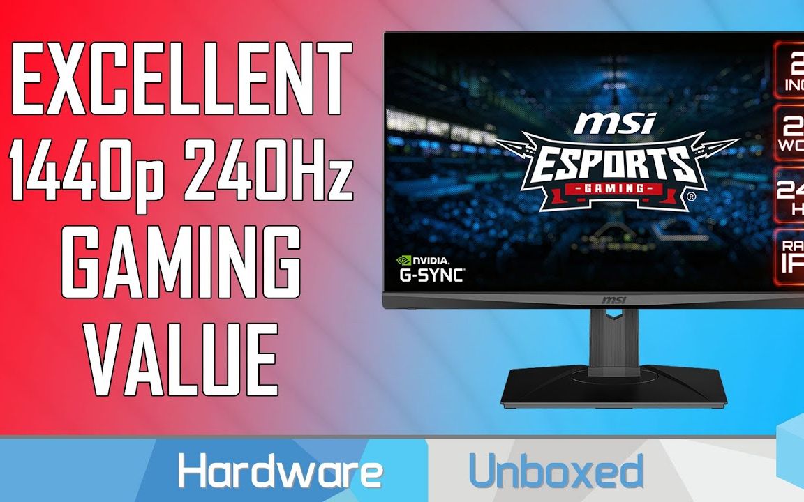 【Hardware Unboxed】我的新2K显示器新宠? - MSI MAG274QRX ...