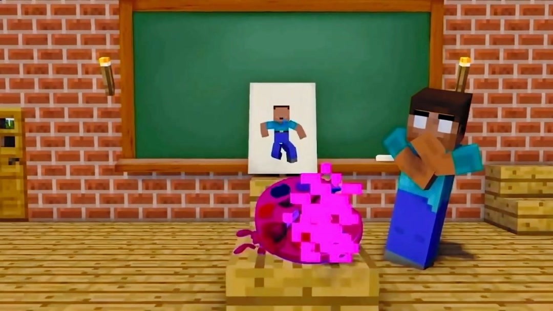 我的世界版神笔马良_HIM骷髅画神奇画作