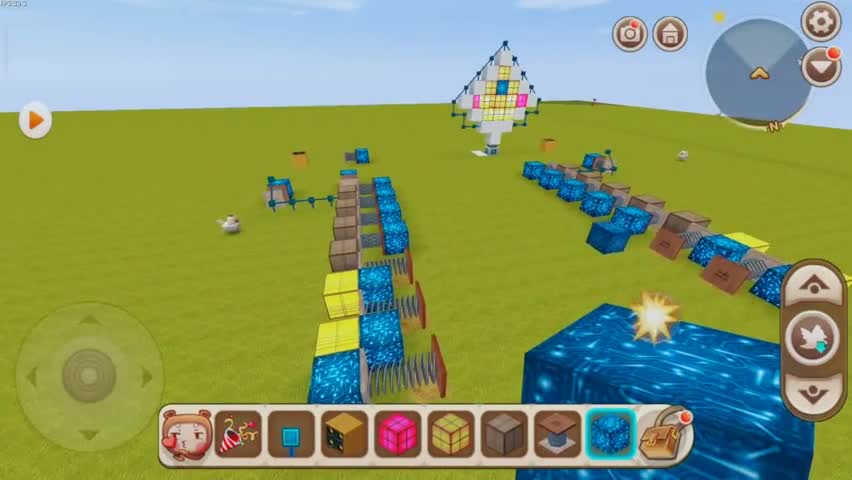 迷你世界简单电路弹簧传送器,好好玩的样子!