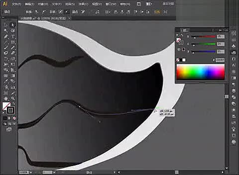 AI CS6 从头学起之AI视频教程_AI实例教程_插画篇_水晶蝴蝶