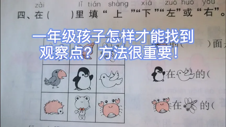 全年级老师都头疼的认识位置题,到底怎么教孩子才明白?