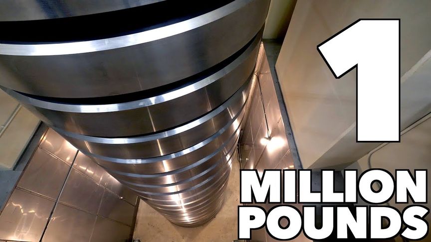 参观校准力传感器基地,世界上最大的重量1000000磅的力