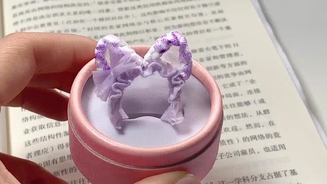玲娜贝儿口罩戒指慢速版,摸鱼时做个给闺蜜吧快点艾特你的好姐妹手作di