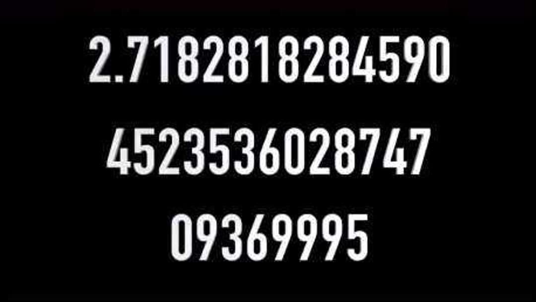欧拉常数 e 听起来像什么?