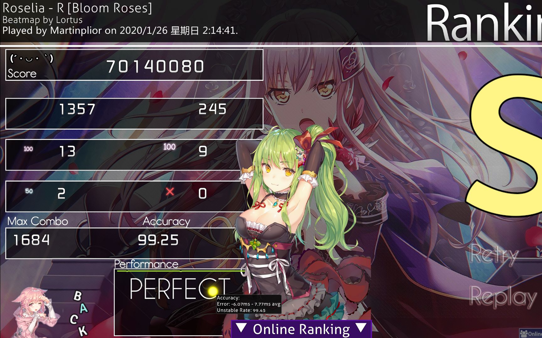 osu!手元 我1pc就403pp if | R [Bloom Roses]