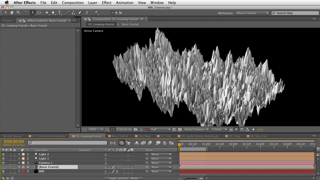 【教程】RedGiantTV AE教程 振幅映射