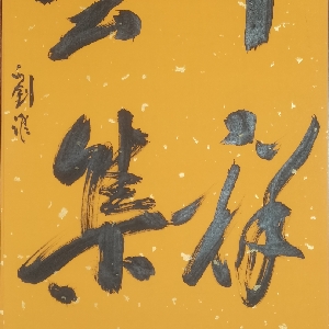 双清居士刘淮书艺 