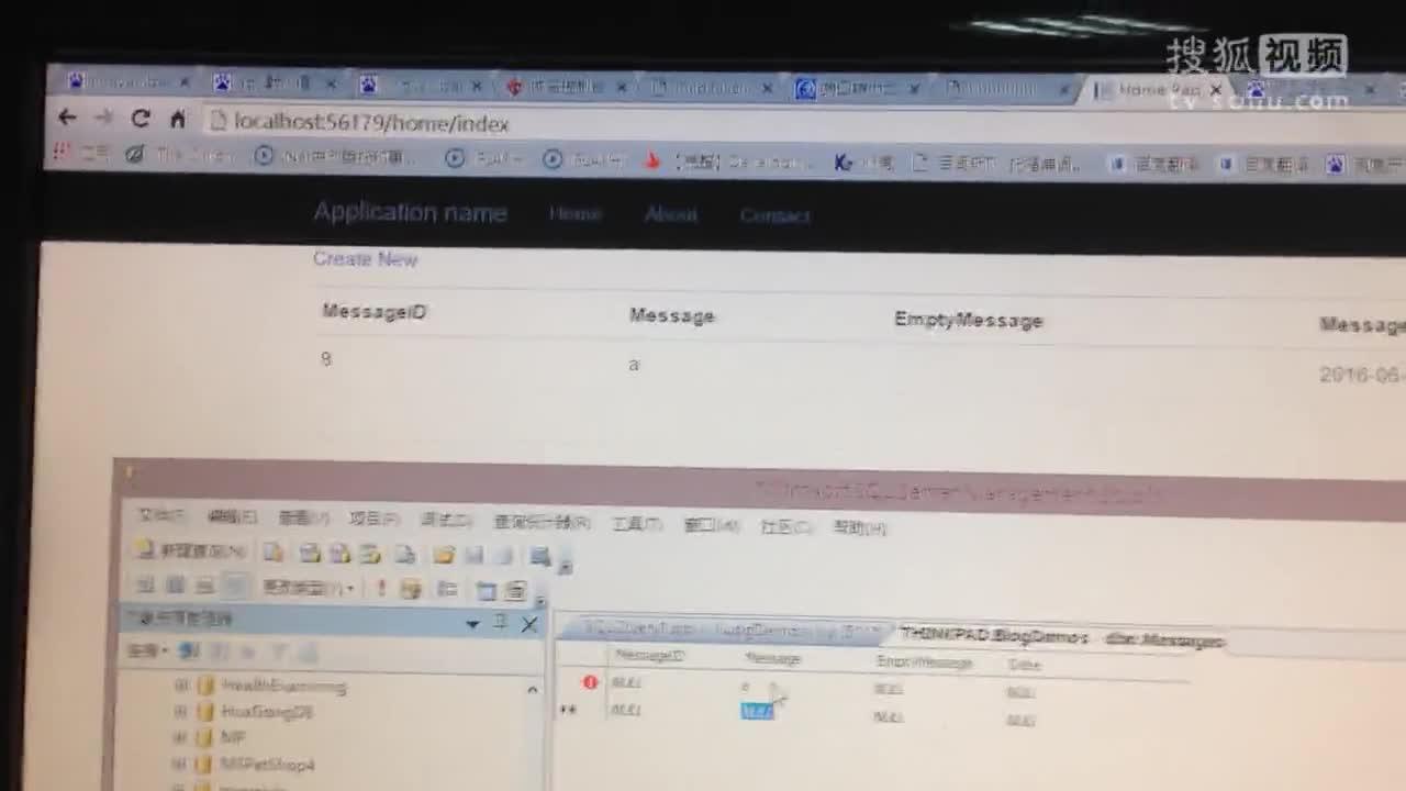 asp.net MVC SignalR 与数据库 实时同步显示