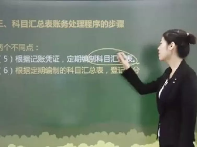 第八章 账务处理程序-科目汇总表账务处理程序-2