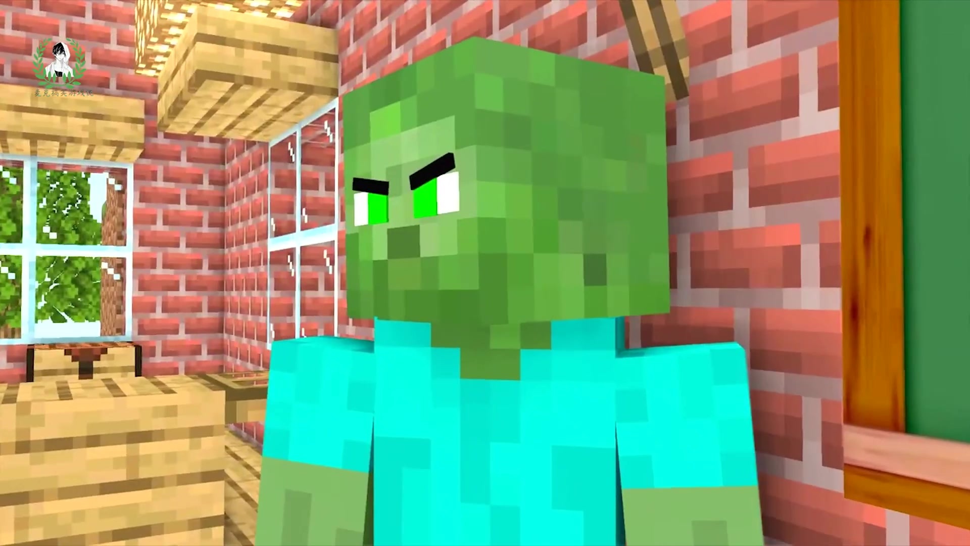 我的世界怪物学院:CS挑战赛,末影人1V4,帅翻天!