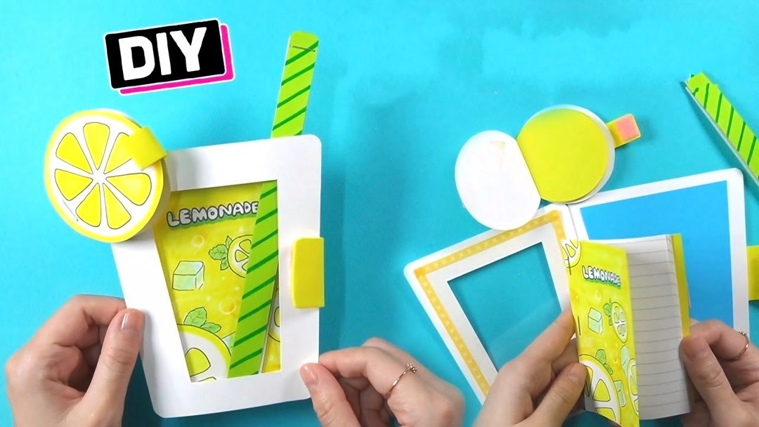 手工达人教你DIY柠檬手账本,简单又好看,少女心满满!