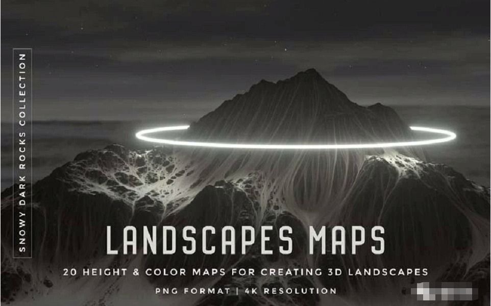 3D MAX C4D 20组4K高清地质地貌景观材质纹理贴图合集素材