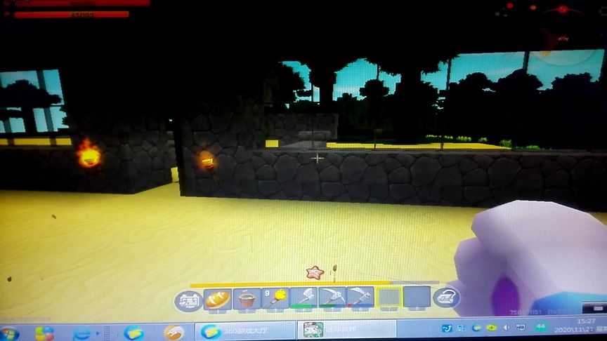 迷你世界极限生存第二季第一期:想要富,先撸树。生存食物最重要