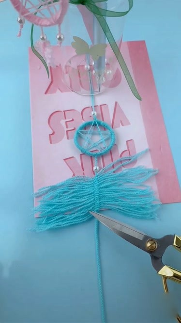 “迷你捕梦网”,口罩用完别扔,鼻梁条抽出来,给你家憨憨闺蜜做这个!