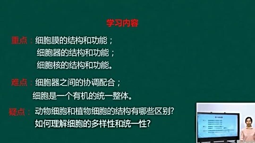 细胞的基本结构(上)