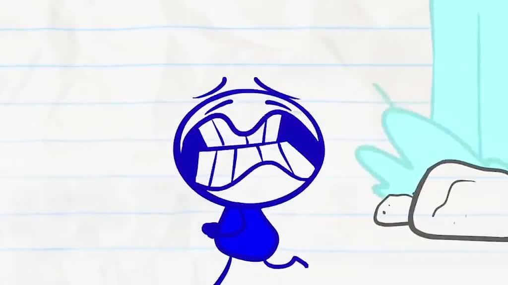 铅笔人动画:上厕所不要再上当,要睁大眼睛看清楚哦