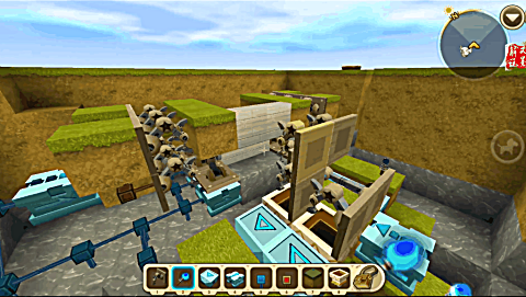 【文墨】迷你世界电石科技 进阶无痕平地隐藏门修改版教程