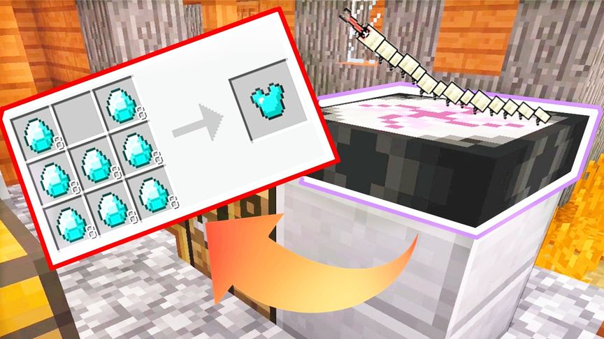 我的世界考古与化石7:必须先制作转换桌,拥有超多钻石制作装备