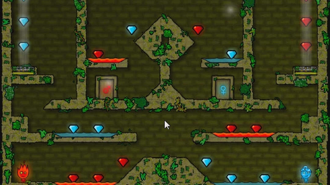 森林冰火人双人小游戏 第3话 水火不相容 游戏