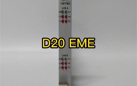 D20 EME GE 所有的DCS都是数字控制系统