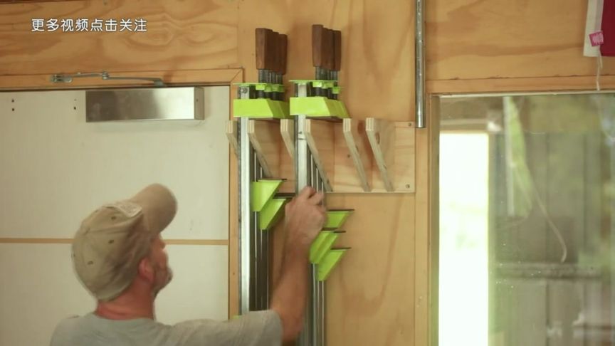 木工夹杂乱无处安放?木匠给您支个招,制作简易木架整齐收纳