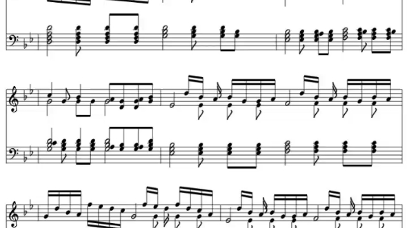 自设AUsans审判曲五线谱(禁用)