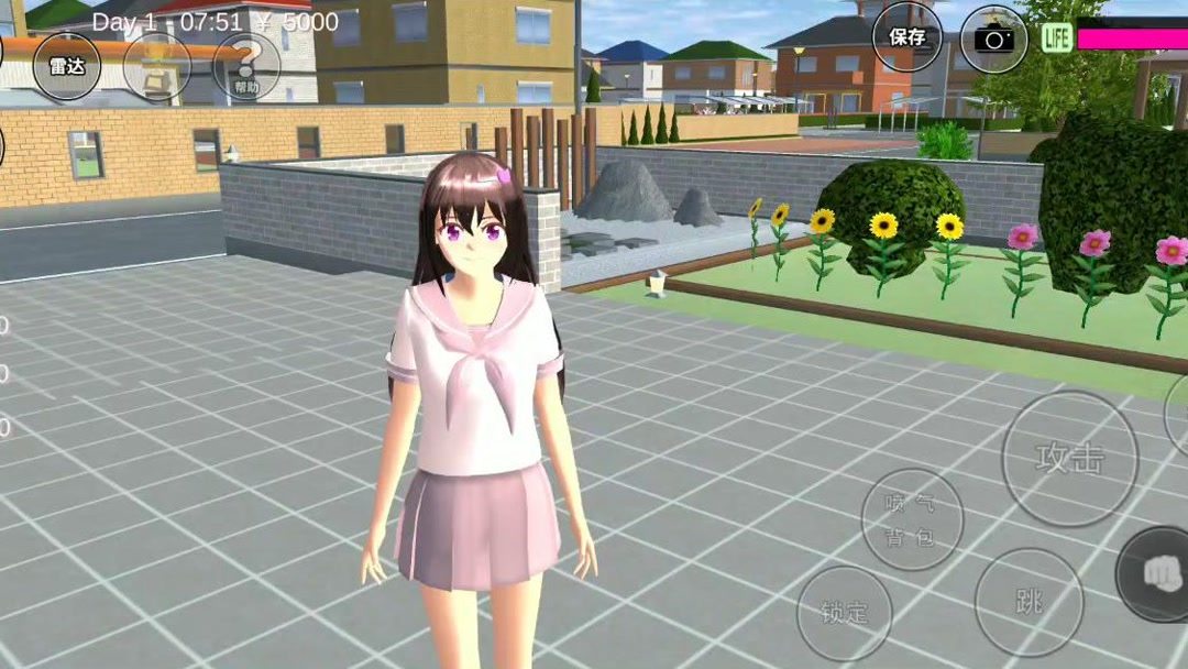 奶茶icecream教你们如何去樱花校园的鬼屋