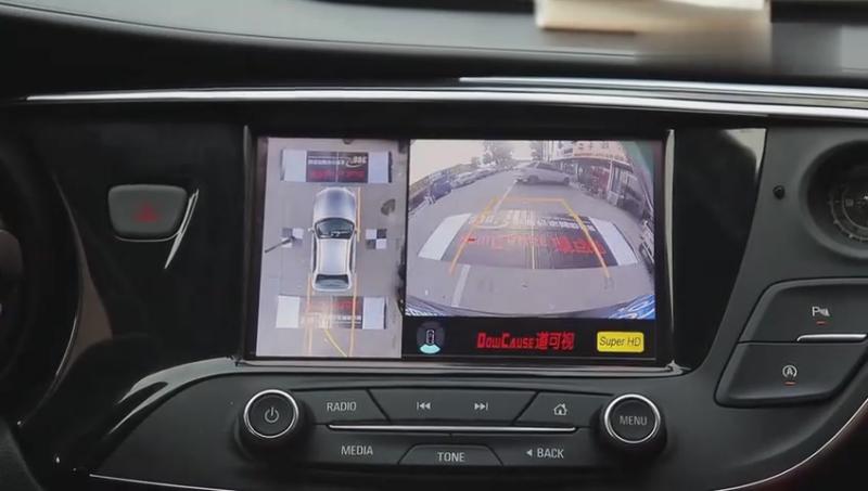 别克昂科威安装道可视360全景记录仪效果展示视频