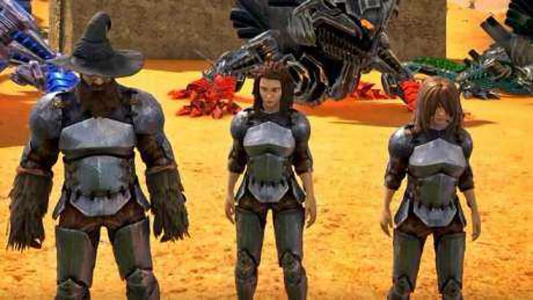 方舟生存进化:模组大战火毒电熔岩恐龙大战,鱿鱼最强被自己苟输