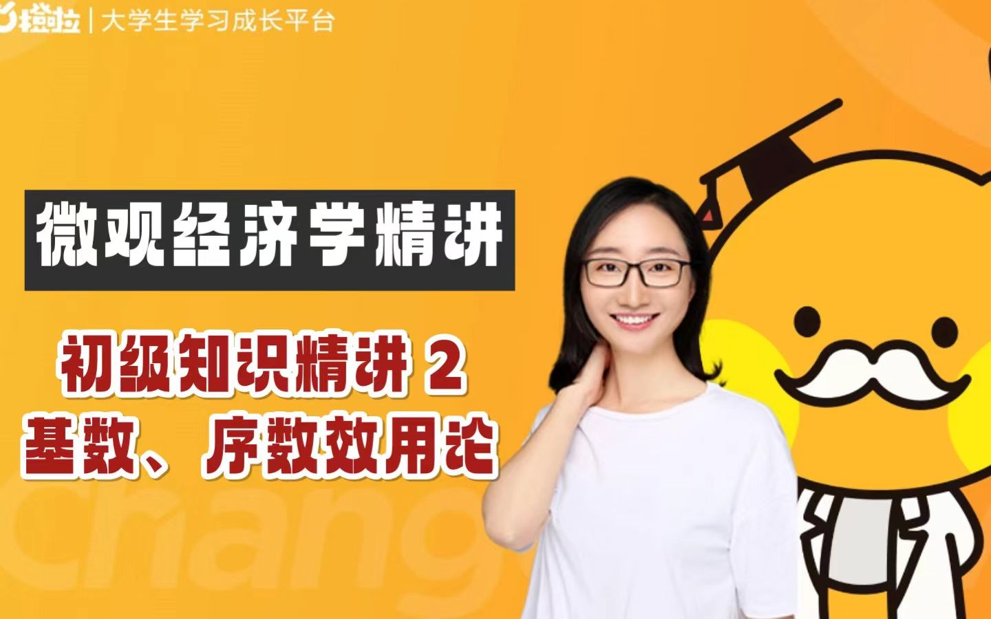 张丽敏/西方经济学 微观经济学 初级知识精讲2-基数、序数效用论