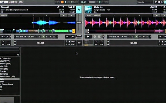Digital DJ Tips 使用Traktor Kontrol S4Traktor Scratch Pro展示控制器...