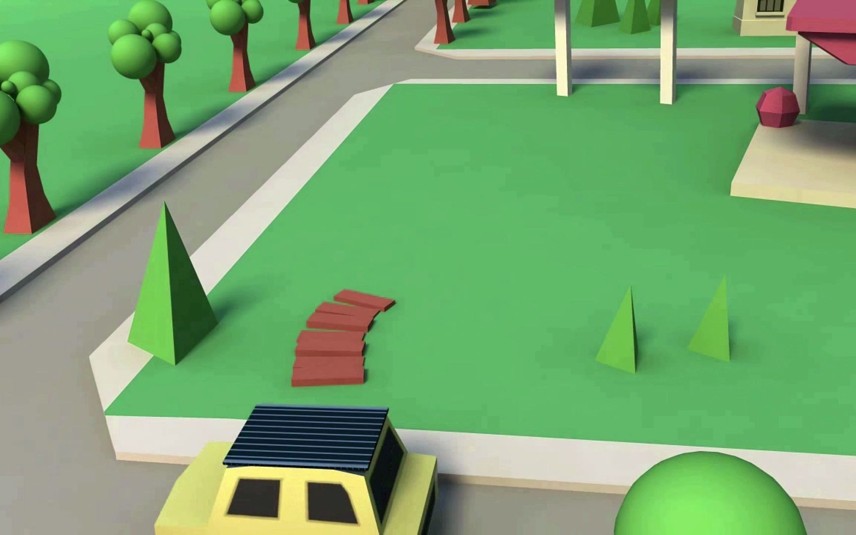 2020-2021-2 《教学三维动画设计》 优秀作品:酷盖的街道之旅