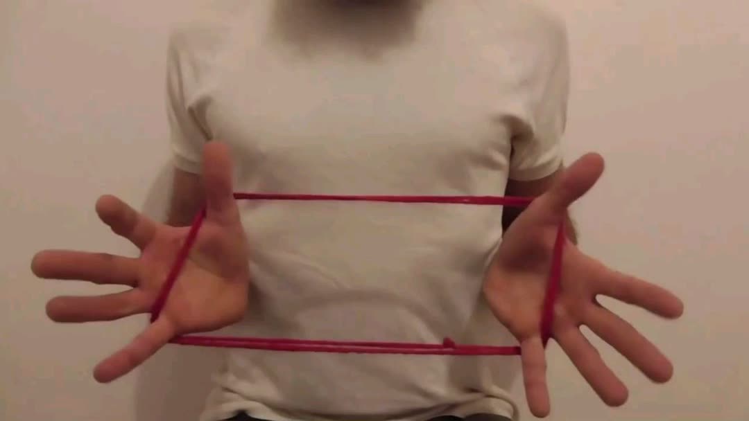 翻花绳 教你如何折出小星星