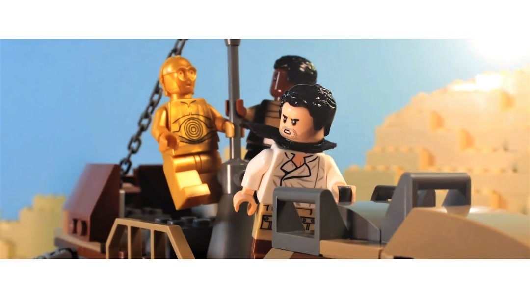 定格动画-乐高版翻拍星球大战第九部天行者崛起非官方预告片