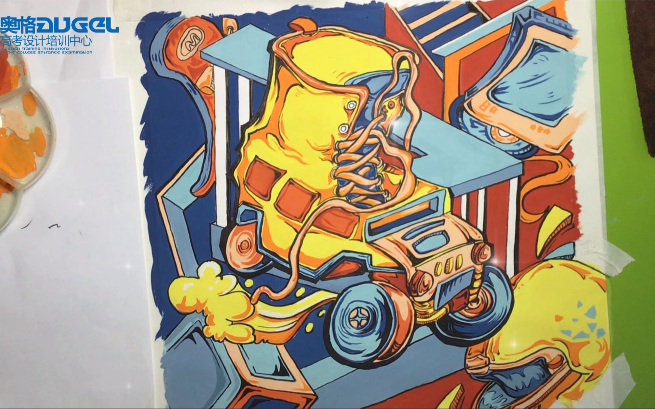 ...设计装饰画模板方案尺寸:30cm*30cm时间:180分钟出品:奥格设计...