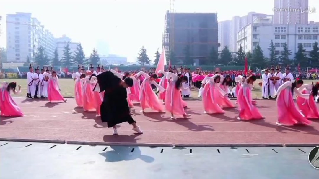 超美运动会开幕式,《丽人行》双面燕洵