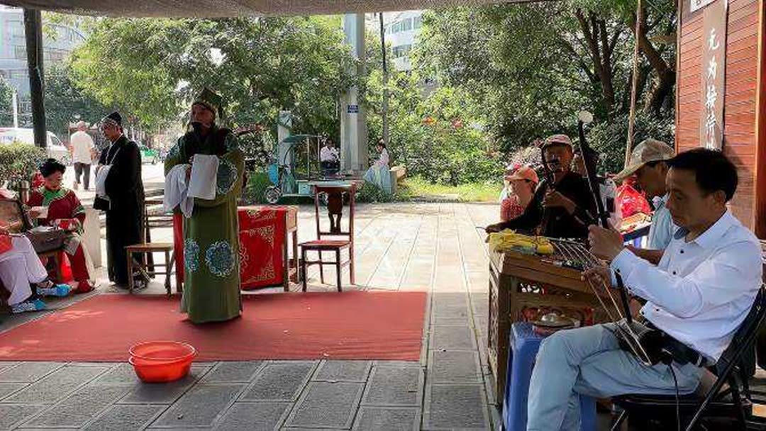 安徽庐剧《麒麟带middot;李麒麟落难遇员外做账席》选段:老生唱腟动听