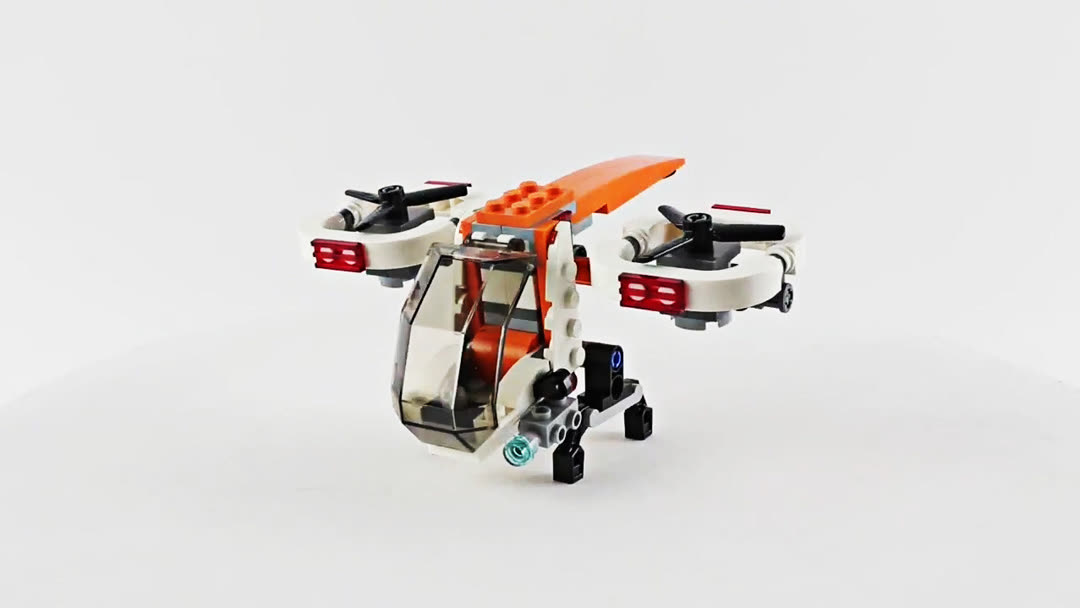 乐高 LEGO 31071 双旋翼无人机 创意百变系列 搭建教程