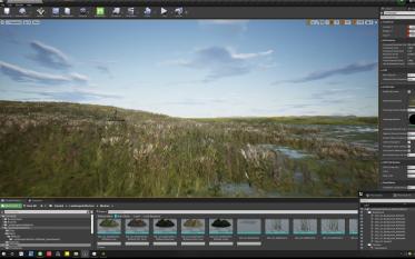 白嫖 第5期 UE4逼真沼泽场景分享