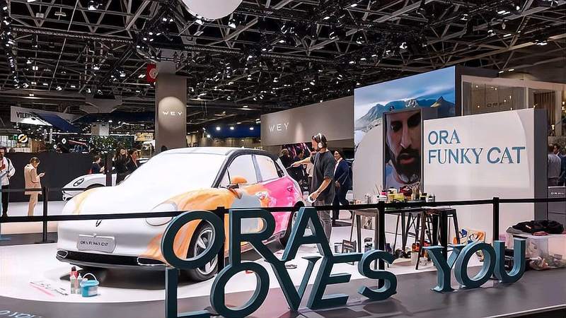 中国电动车占领巴黎国际车展