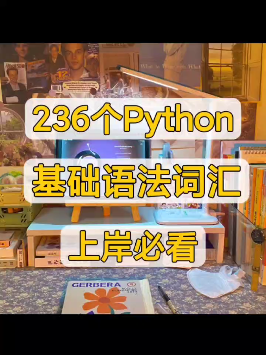 掌握这236个基础入门python语法词汇,学习python无烦忧!