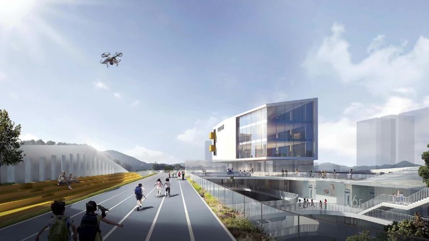 下村小学设计#建筑设计#学校设计